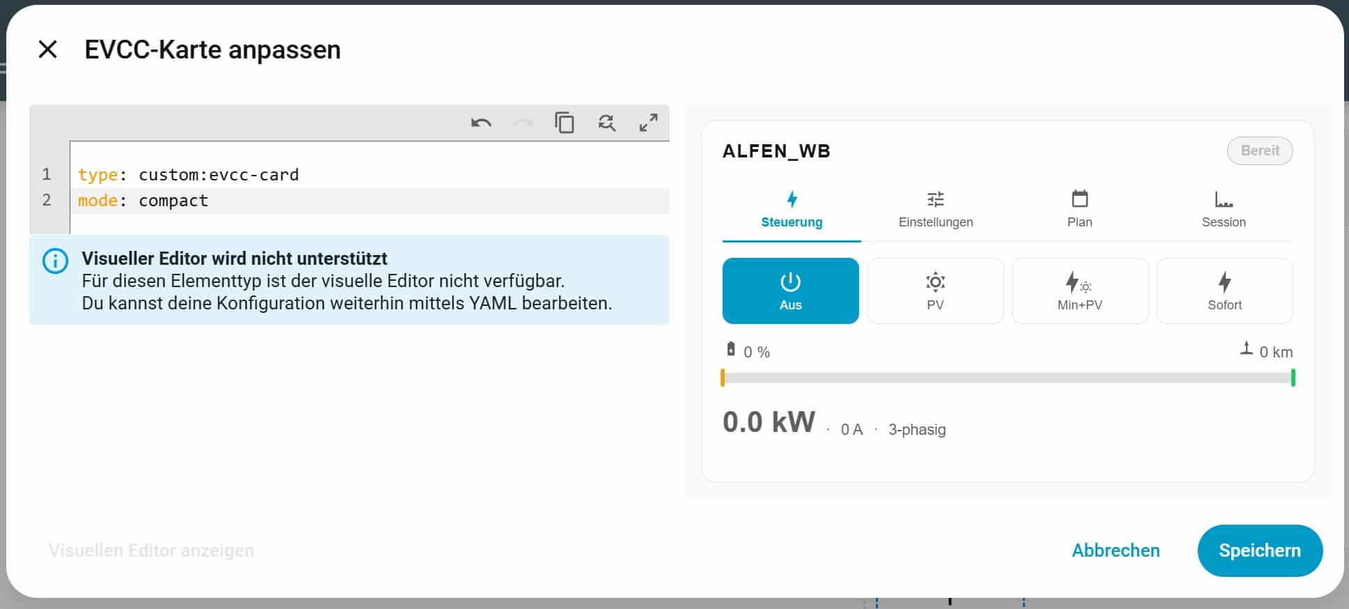 Perfekte Ladekontrolle im Smart Home: Die neue EVCC-Card für Home Assistant